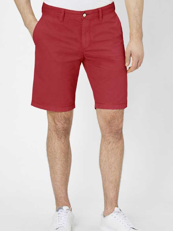 Bermuda Red - Black Tie