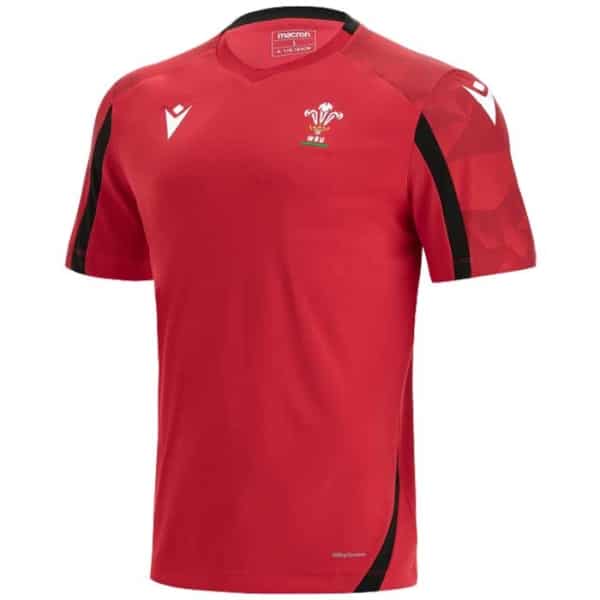 Rugby Shirt, WRU Wales Junior - Black Tie